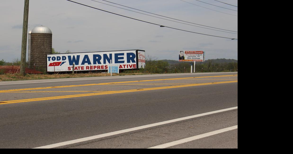 State Rep. Todd Warner sign unmoved after notice of violation in ...