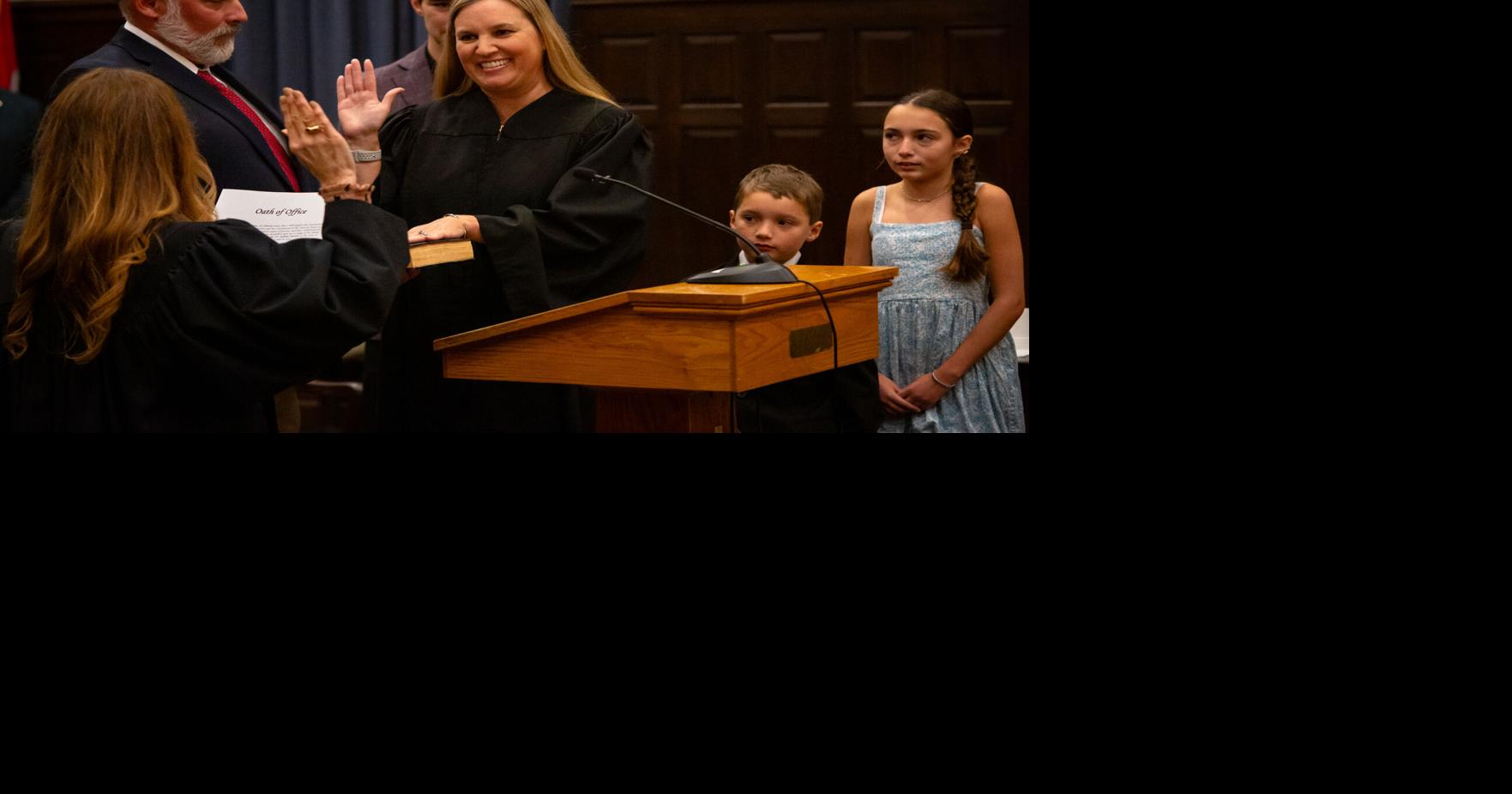 Williamson County Judge Erin Nations sworn into office | News ...