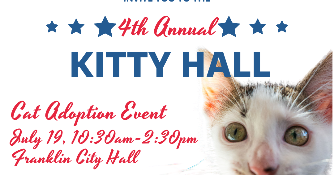 Fourth annual Kitty Hall adoption event set for Friday in Franklin ...