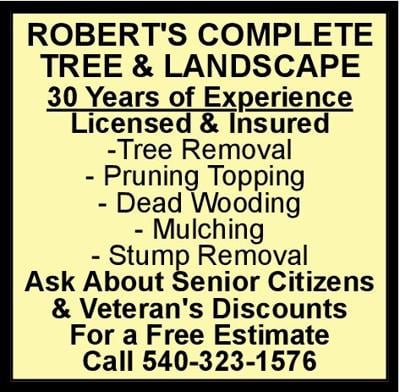 Robert's Complete Tree and Landscape | Services | winchesterstar.com