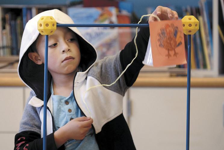 Quarles third-graders trap turkeys in STEM class before Thanksgiving ...
