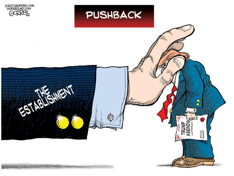 Pushback from the establishment | Cartoons | winchesterstar.com