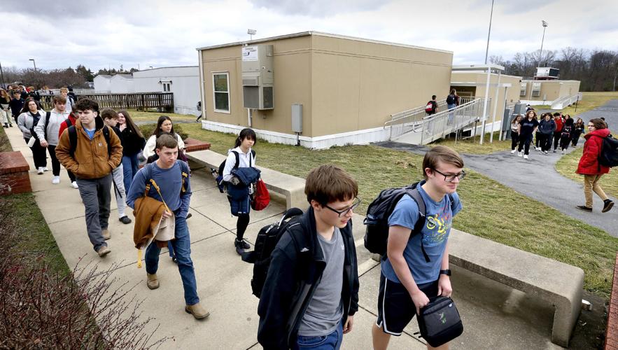 At Sherando — Frederick County's most overcrowded school — modular ...