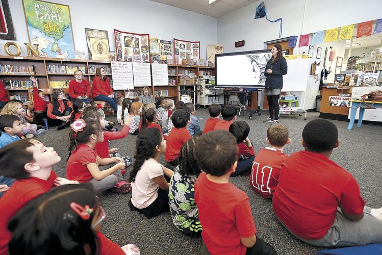 Children’s author reads books to Quarles students | Winchester ...