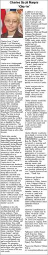 Charles Scott Marple “Charlie” | Obituaries | winchesterstar.com