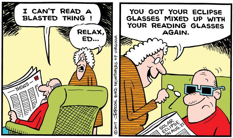 Eclipse Glasses Cartoons