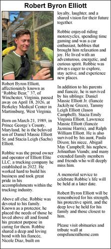 Robert Byron Elliott | Obituaries | winchesterstar.com