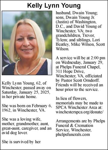 Kelly Lynn Young | Obituaries | winchesterstar.com