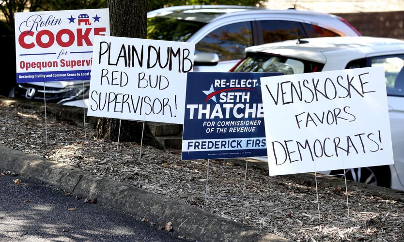 Frederick supervisors ponder campaign sign rules at early voting ...