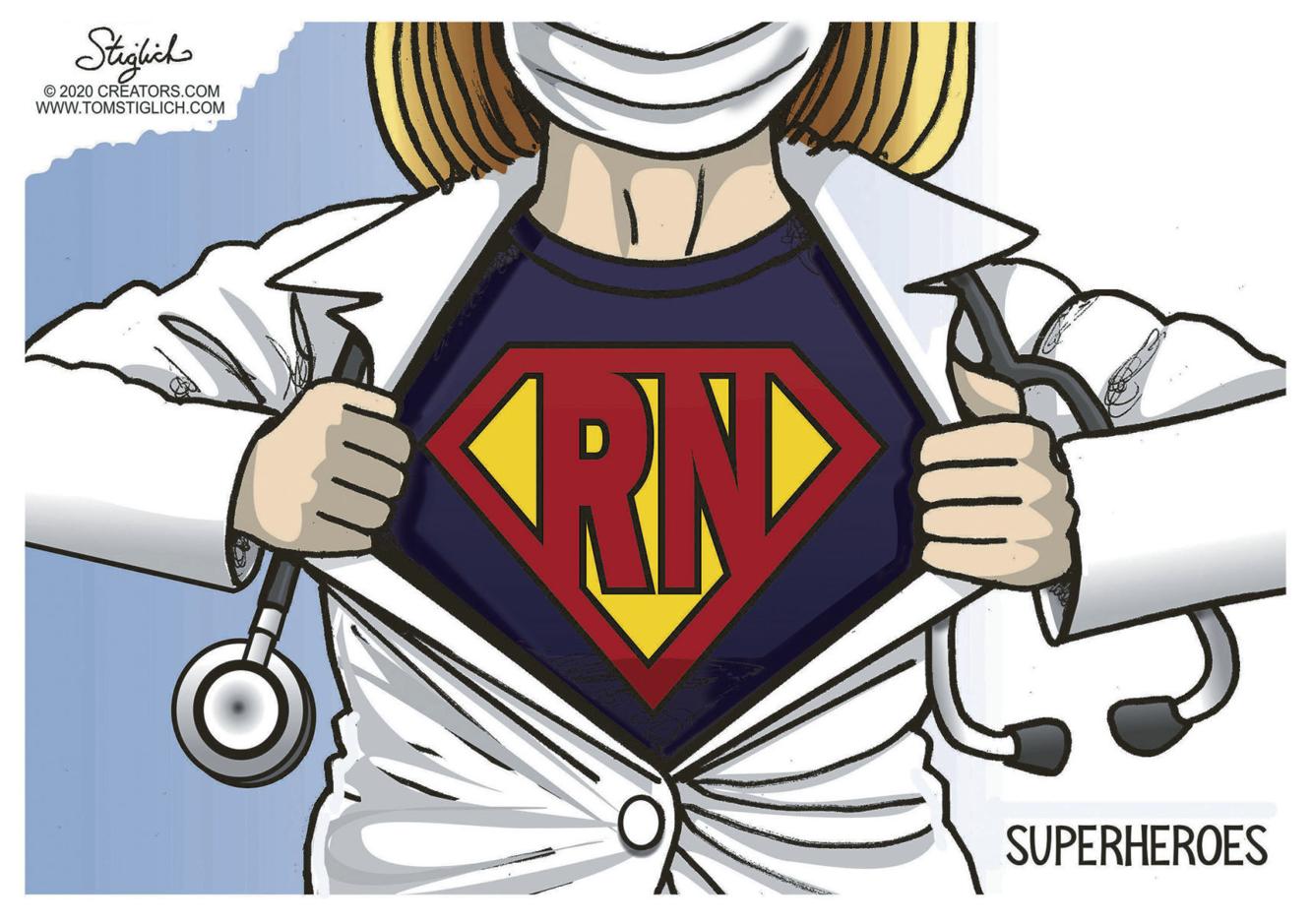 Cartoon: RN superhero | Winchester Star | winchesterstar.com