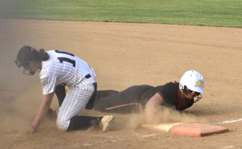 Colonels explode late to win district softball championship ...