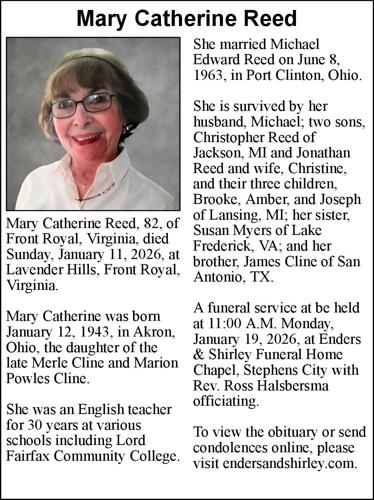 Mary Catherine Reed | Obituaries | winchesterstar.com