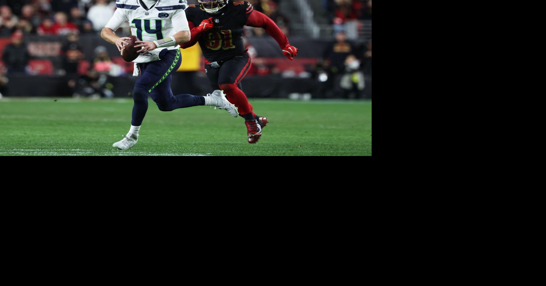 Seahawks confident in Sam Darnold after he flopped in his playoff debut ...