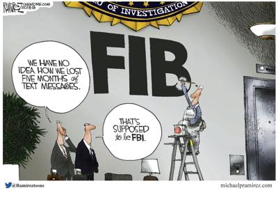 Cartoon: FBI fib | Cartoons | winchesterstar.com