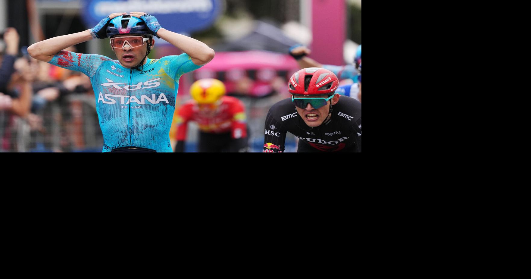Uruguay's Guillermo Silva wins crash-marred stage 2 of Giro and claims ...
