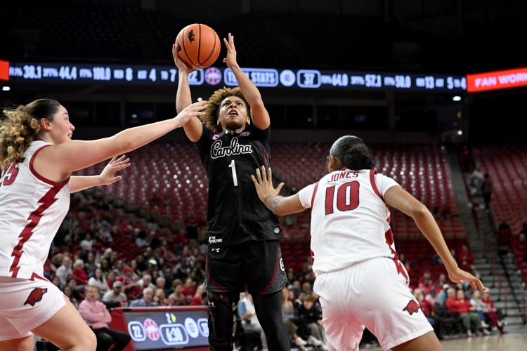 Joyce Johnson scores 22 points as No. 3 South Carolina beats Arkansas ...