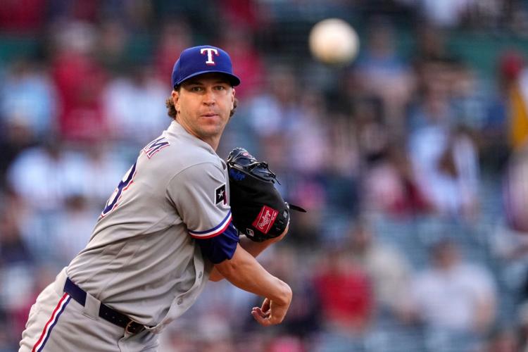 Rangers ace Jacob deGrom gets his 100th major league win on his son's ...