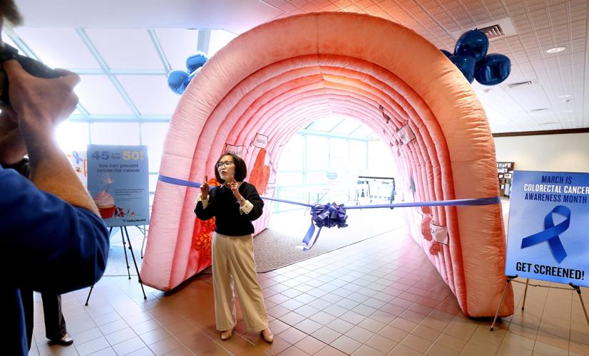 'Do your duty to your booty': Giant inflatable colon draws attention to ...