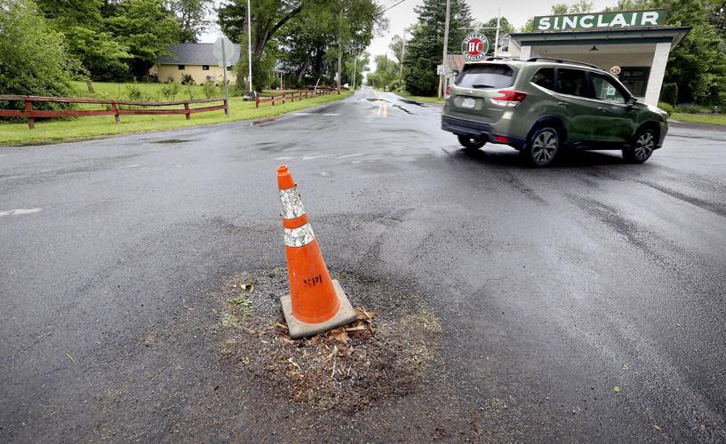 White Post's iconic white post destroyed by vehicle again | Winchester ...