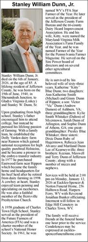 Stanley William Dunn, Jr. | Obituaries | winchesterstar.com