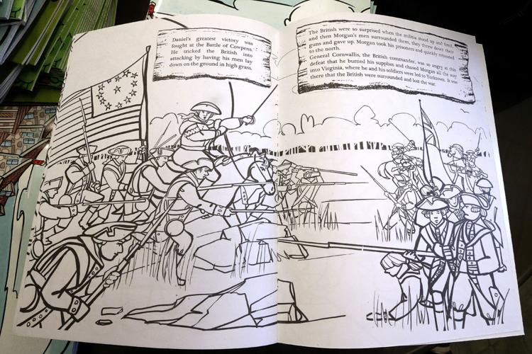 revolutionary war coloring book