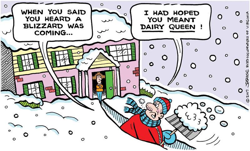 Wrong blizzard | Cartoons | winchesterstar.com