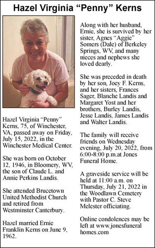 Hazel Virginia “Penny” Kerns | Obituaries | winchesterstar.com