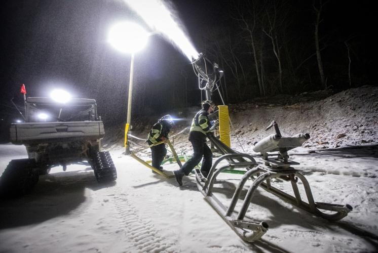The snowmakers: Night shift crew keeps snow on the slopes at ...
