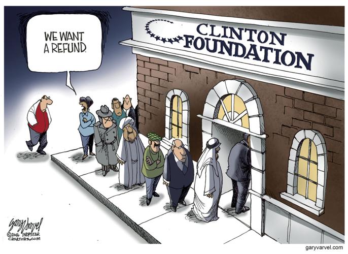 Clinton Foundation Refund | Cartoons | winchesterstar.com