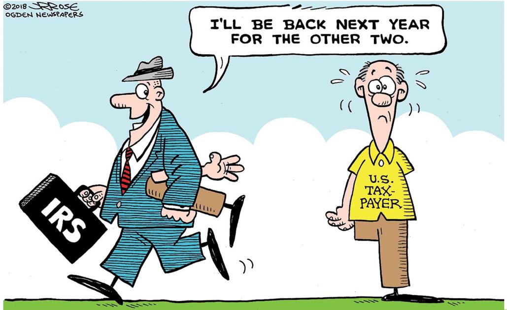 Tax time takes a toll on the body | Cartoons | winchesterstar.com