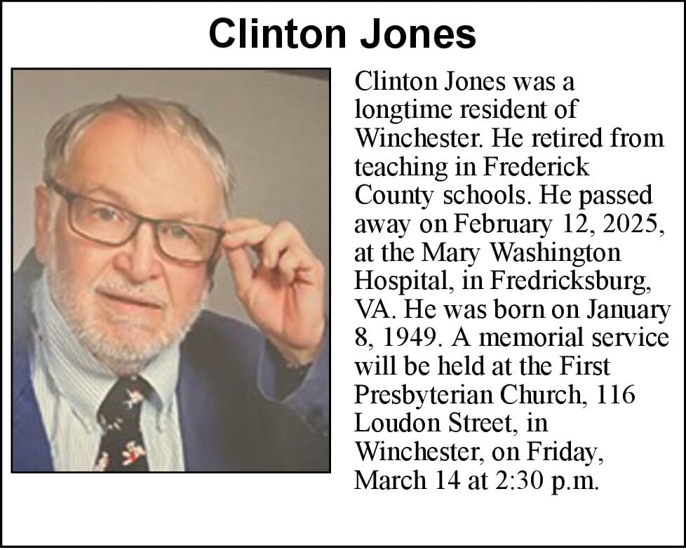 Clinton Jones | Obituaries | winchesterstar.com