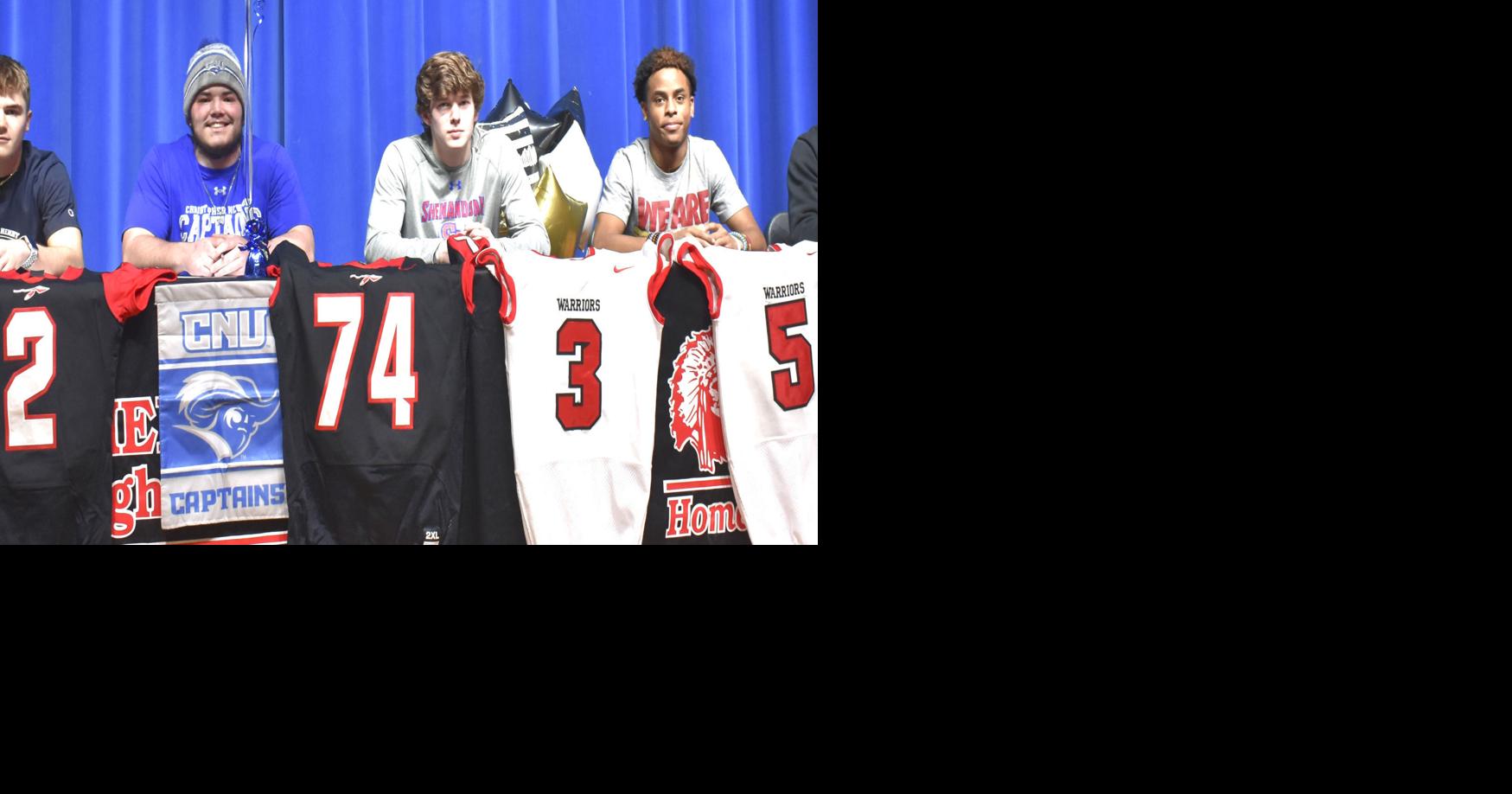 Area briefs: Four Sherando football players sign with colleges ...