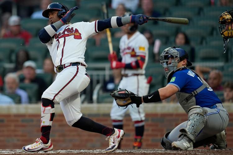 Dubón and Albies hit 3-run homers as Braves beat Blue Jays 7-3 for 12th ...