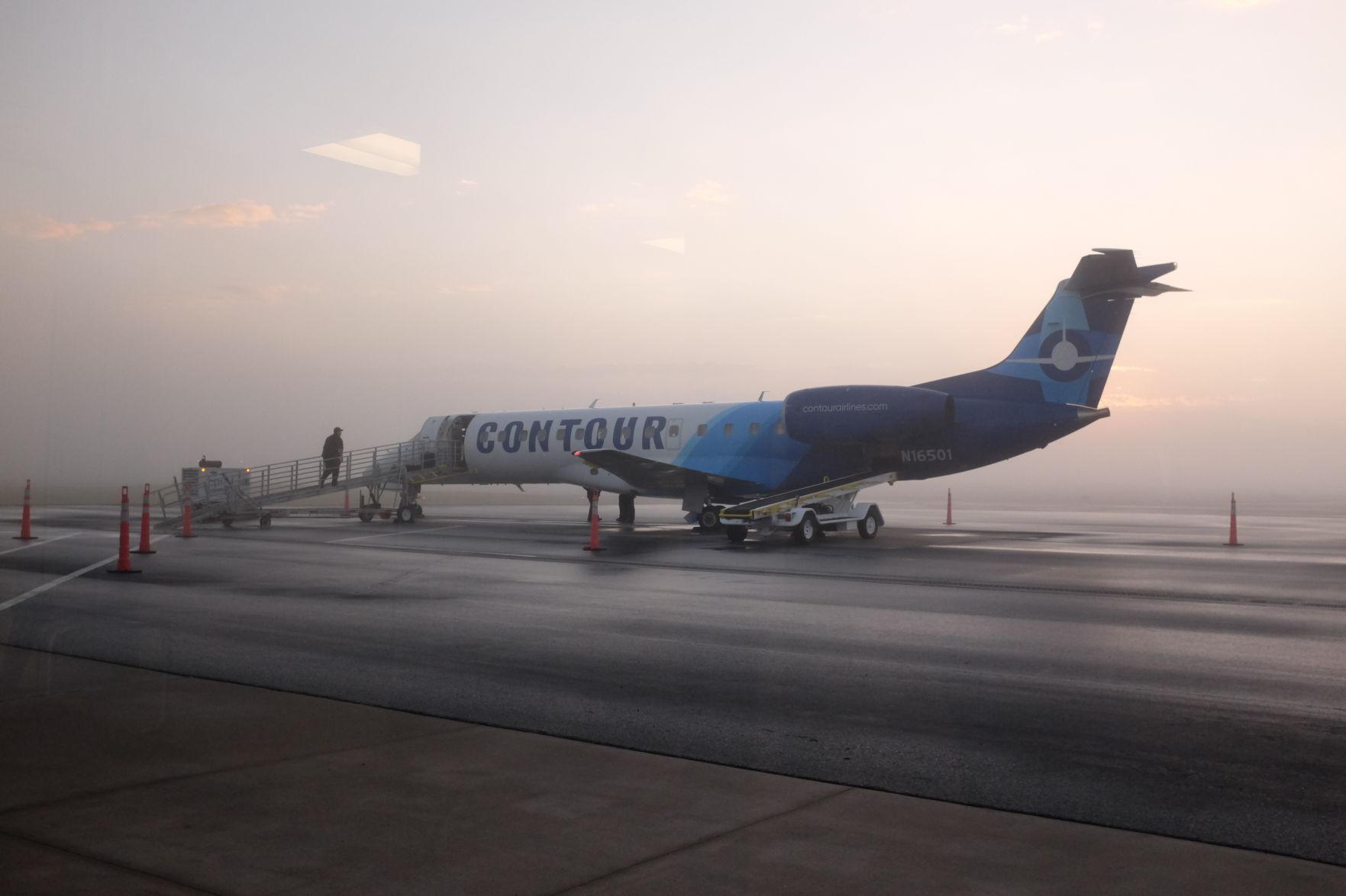 Contour Airlines has inaugural flight from Shenandoah Valley Regional ...