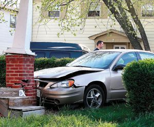 Car hits house in 2-vehicle accident; local man charged | News ...