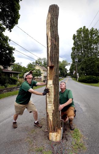 Village of White Post's iconic white post back where it belongs ...