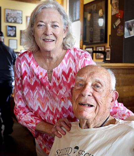 WWII vet Einstein celebrated as he becomes a centenarian | Winchester ...