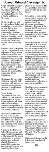 Joseph Edward Clevenger Jr. | Obituaries | winchesterstar.com