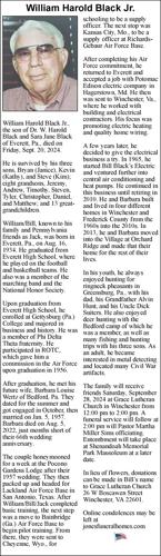 William Harold Black Jr. | Obituaries | winchesterstar.com