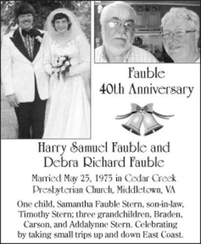 Fauble 40th Anniversary | Lifestyles | winchesterstar.com