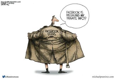 Cartoon: Facebook exposure | Cartoons | winchesterstar.com