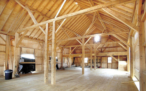 Amish-built barn nears completion | News | winchesterstar.com