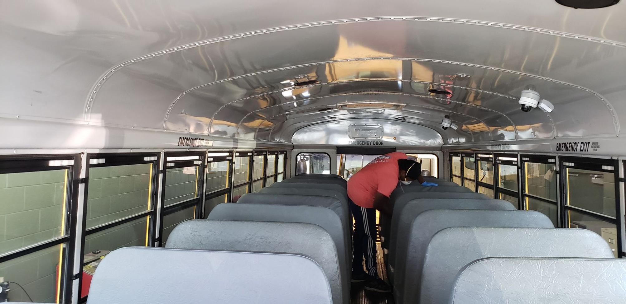 Clean machines: school buses get a free cleaning | Winchester Star ...