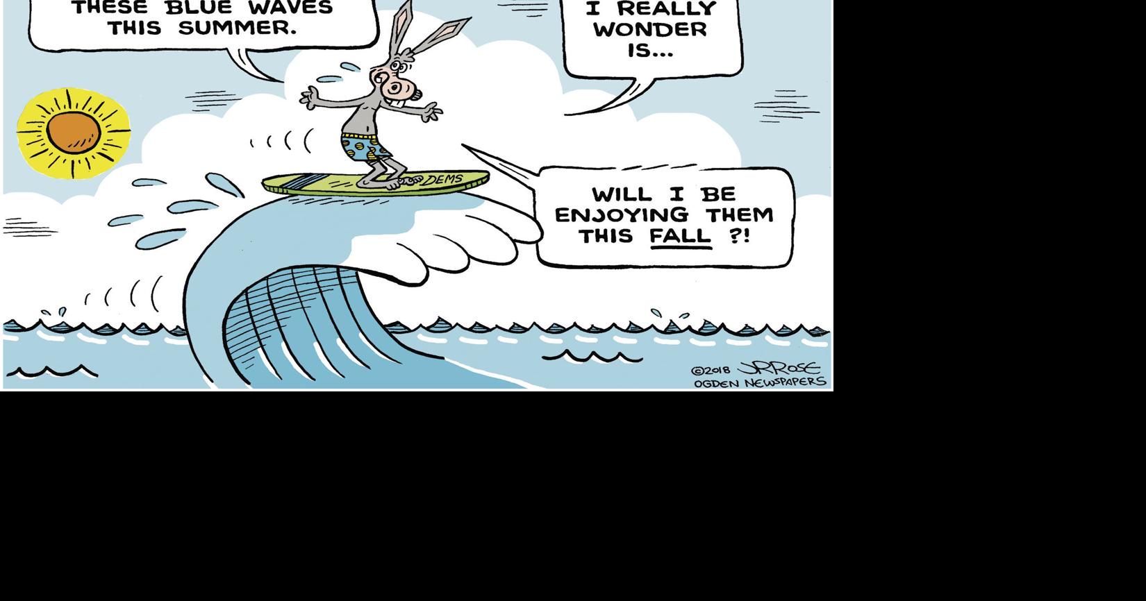 Cartoon: Blue wave | Cartoons | winchesterstar.com