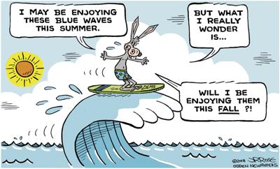 Cartoon: Blue wave | Cartoons | winchesterstar.com