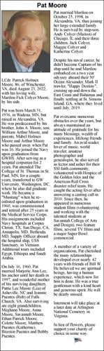 Pat Moore | Obituaries | winchesterstar.com