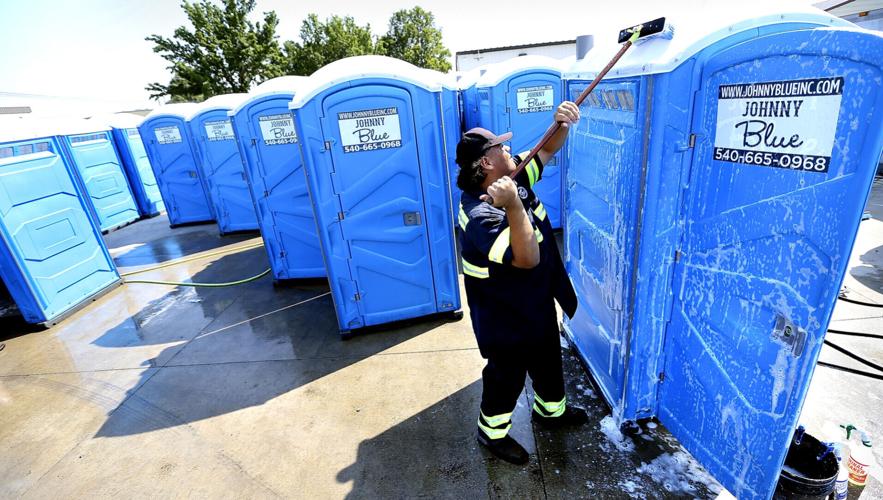 Let's potty: Local portable toilet company Johnny Blue turns 50 ...