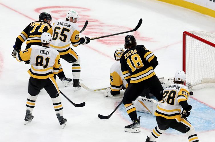 Joonas Korpisalo stops 27 shots in Bruins' 1st shutout of the season; 1 ...