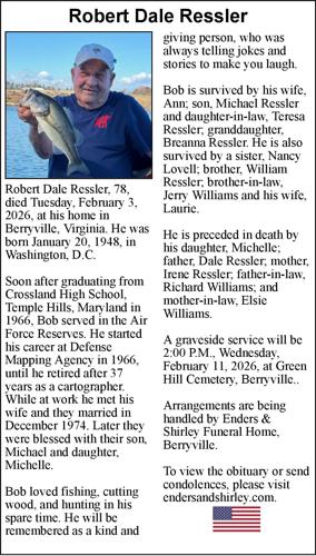 Robert Dale Ressler | Obituaries | winchesterstar.com