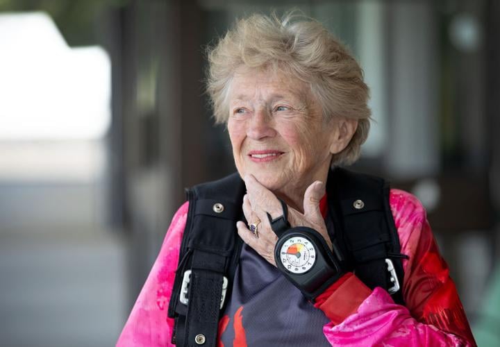Jumping for the joy of it: 85-year-old aims to skydive 1,000 times ...